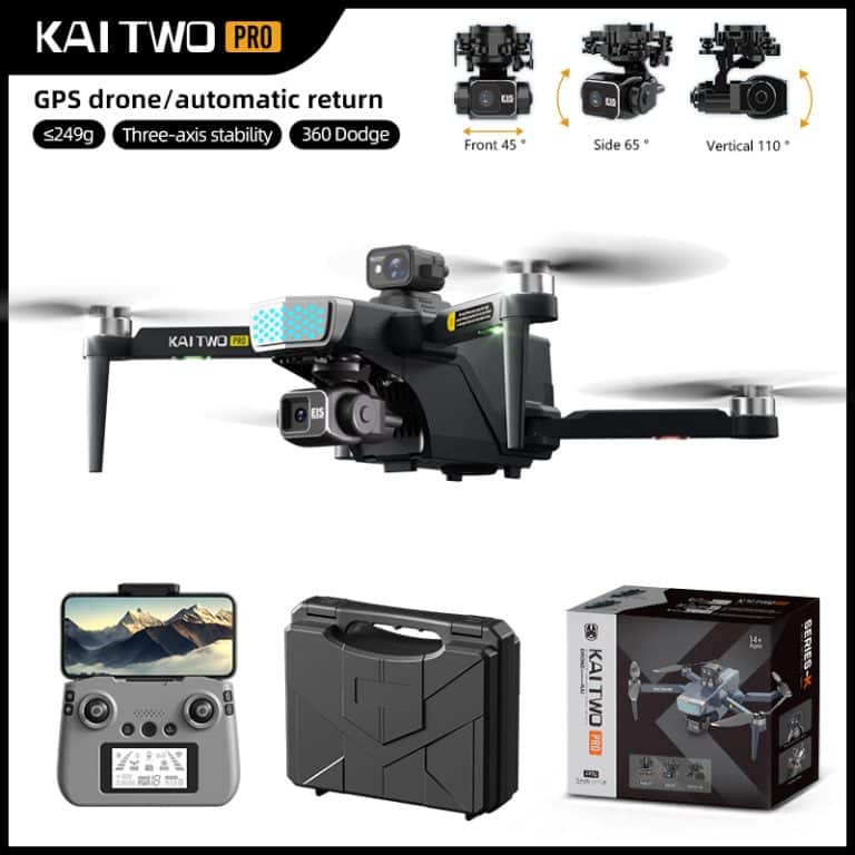 GPS Return Three Axis Gimbal Obstacle Avoidance HD Camera Drone KAI2 ...